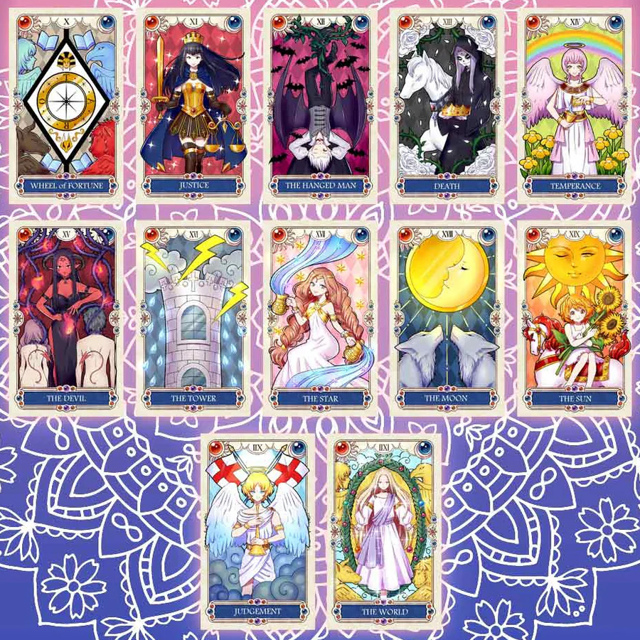Bộ Bài Japanese Anime Tarot - Trải Bài Tarot Đậm Chất Anime